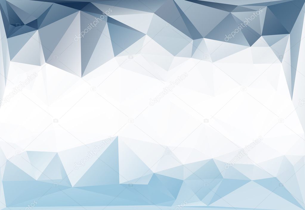 Blue Polygonal Mosaic Background, Creative Design Templates Stock ...