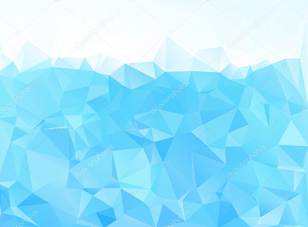 Blue Polygonal Mosaic Background, Creative Design Templates Stock ...