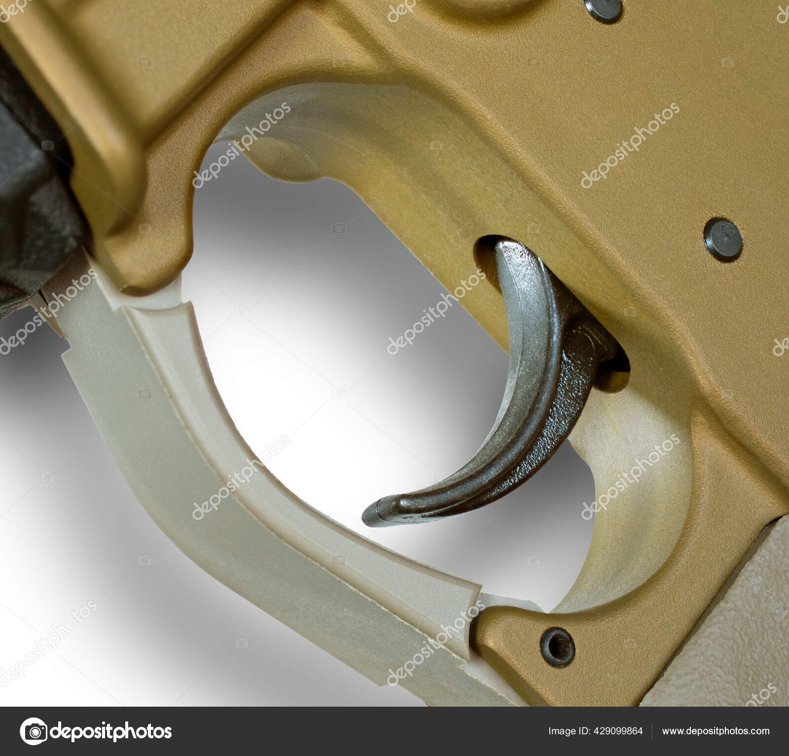 Shadow Trigger White Background Stock Photo by ©gsagi 429099864