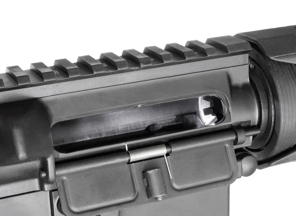 Metal Rifle Magazine Inserted Gun Isolated White Stock Photo by ©gsagi ...