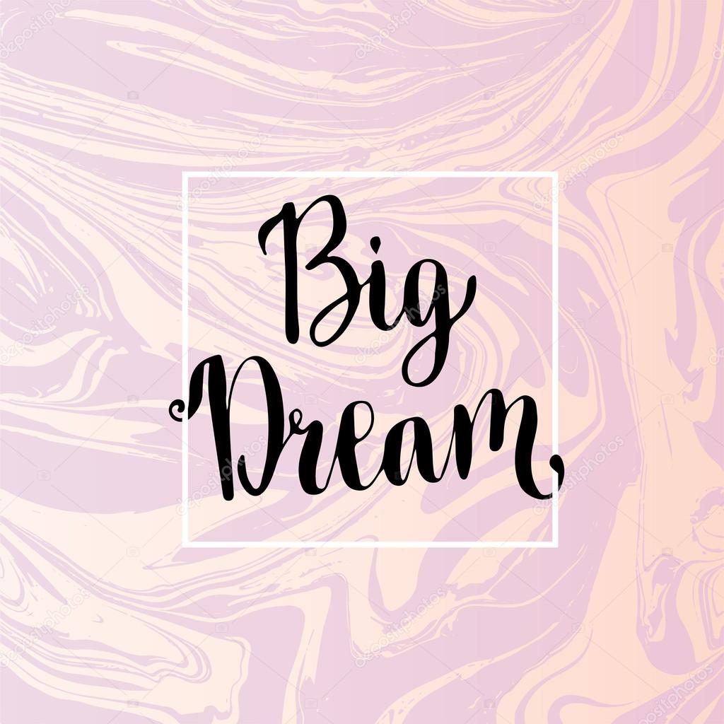 Dream Big lettering. Stock Vector Image by ©m-ion #100994650