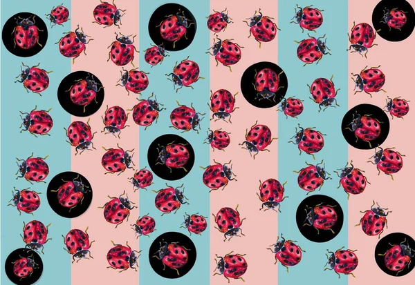 100,000 Ladybug seamless Vector Images | Depositphotos