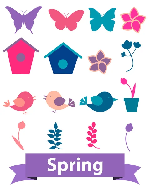 봄 아이콘 Vector Art Stock Images | Depositphotos