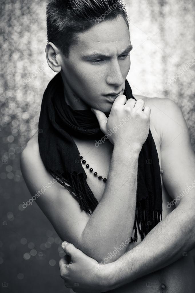 Man with scarf Stock Photo by ©erstudio 100658618