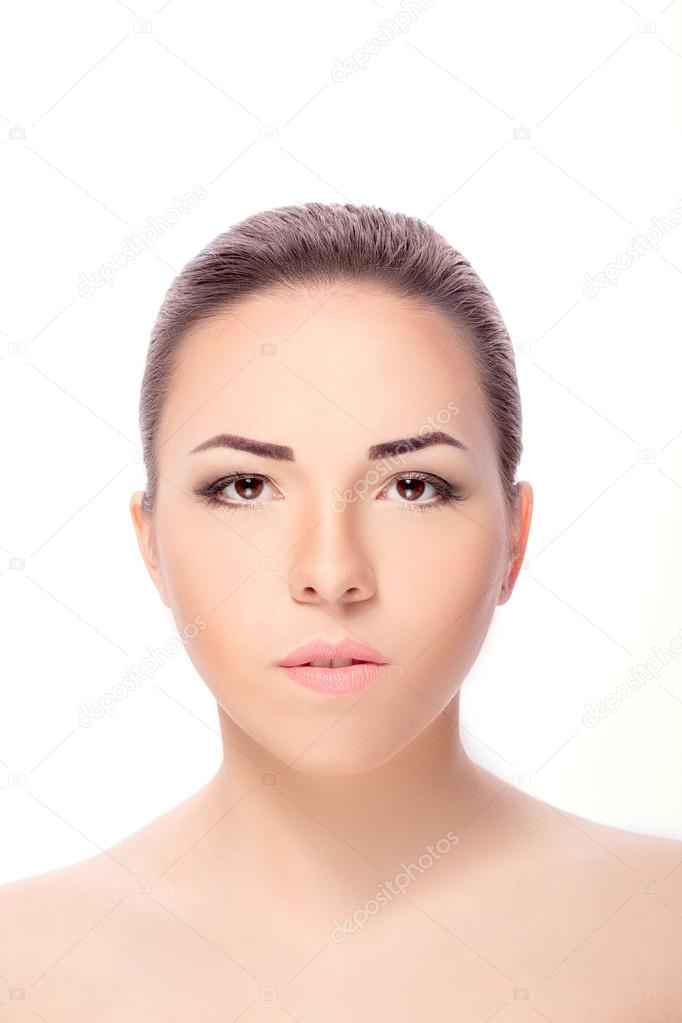 The woman's face with makeup Stock Photo by ©erstudio 111920270
