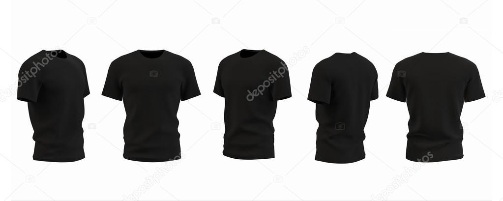 Black tshirts set — Stock Photo © jules2000 #117762870