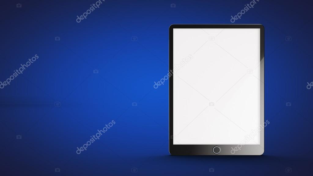 Digital tablet with white screen — Stock Photo © jules2000 #59745389