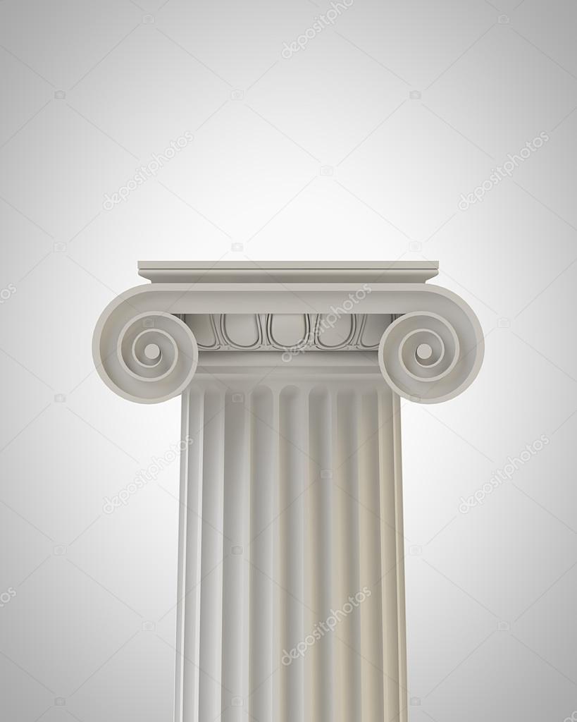 White Roman column Stock Photo by ©jules2000 59745909