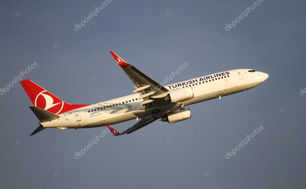 Airplane is takeoff – Stock Editorial Photo © EvrenKalinbacak #95216824
