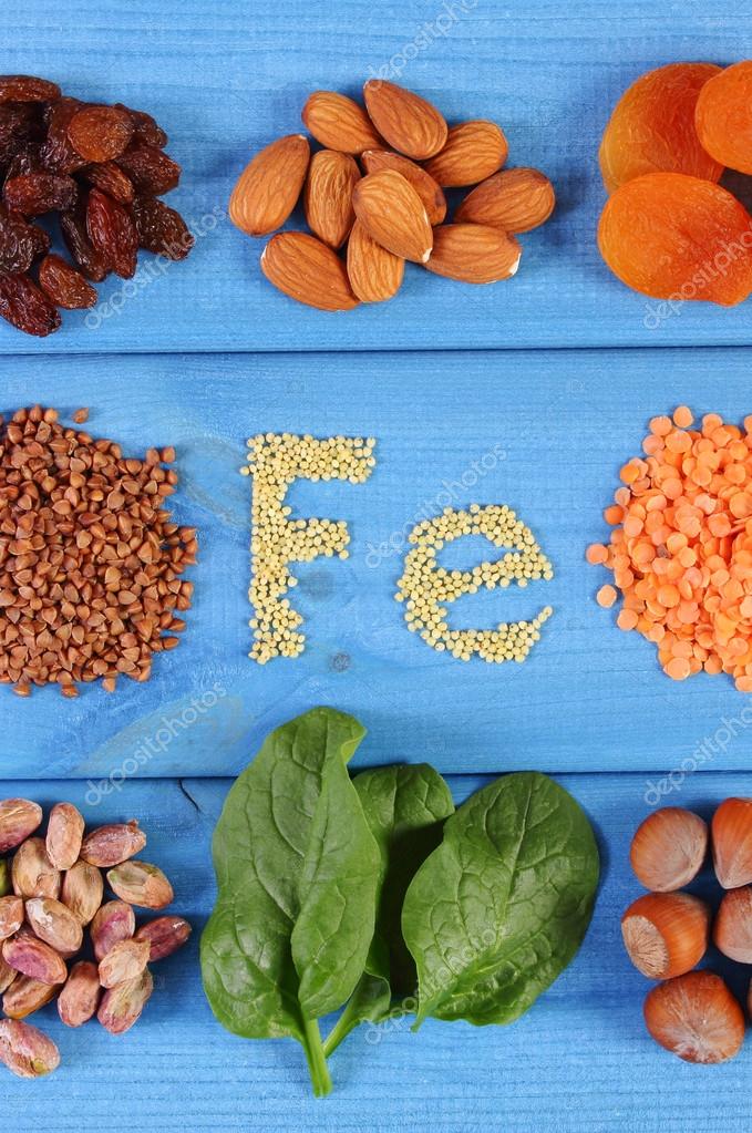 Products and ingredients containing iron and dietary fiber, healthy ...