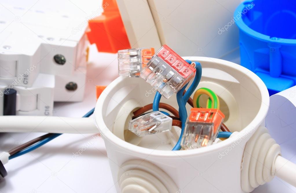 Components for electrical installations — Stock Photo © ratmaner #71747885