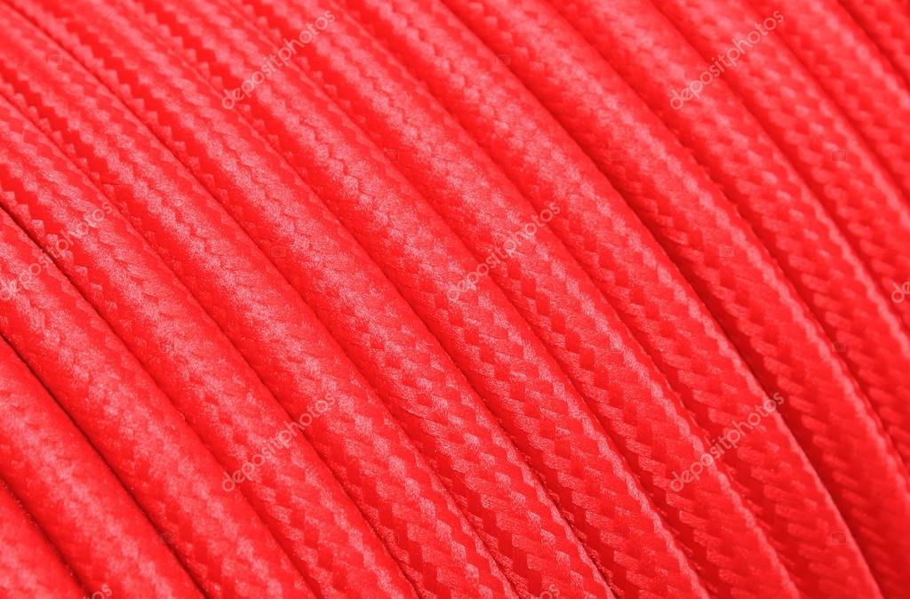 Red electric cable as texture Stock Photo by ©ratmaner 71747939