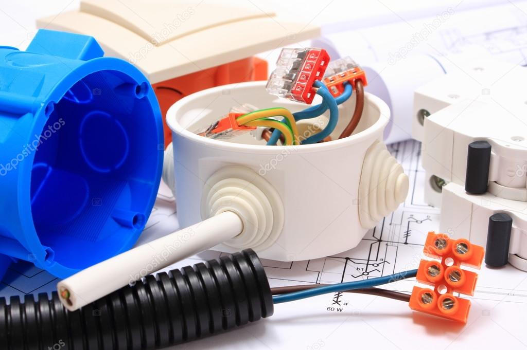 Componentes para instalaciones eléctricas y diagramas de construcción 2022