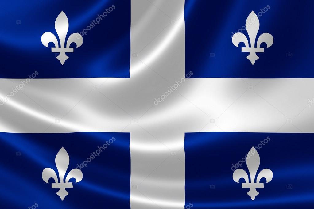 캐나다의 퀘벡 주정부 국기 — 스톡 사진 © ronniechua #65647759