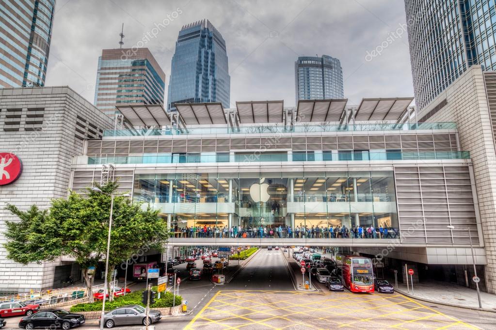HDR Rendering of Apple Store in Hong Kong – Stock Editorial Photo ...