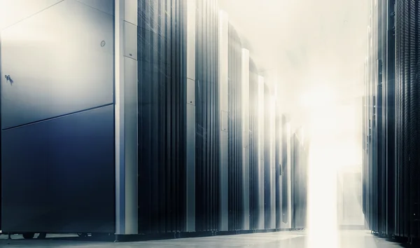 Communication server center with abstract motion in beige tone - Stock ...