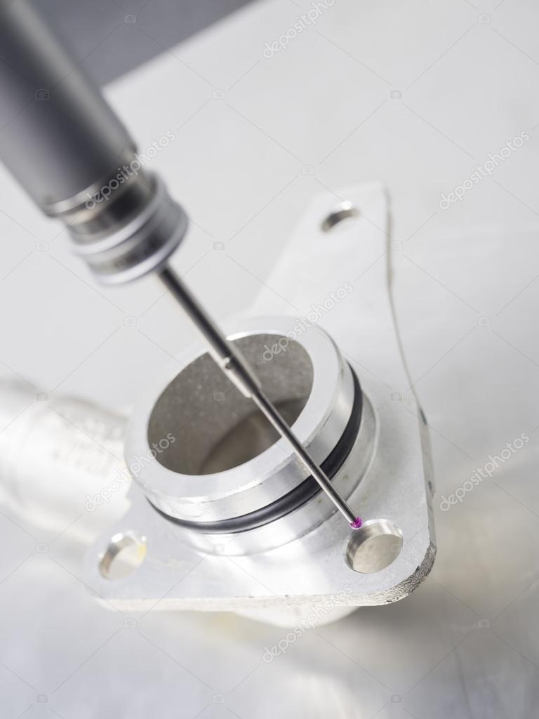 Inspection automotive machining parts dimension Stock Photo by ...