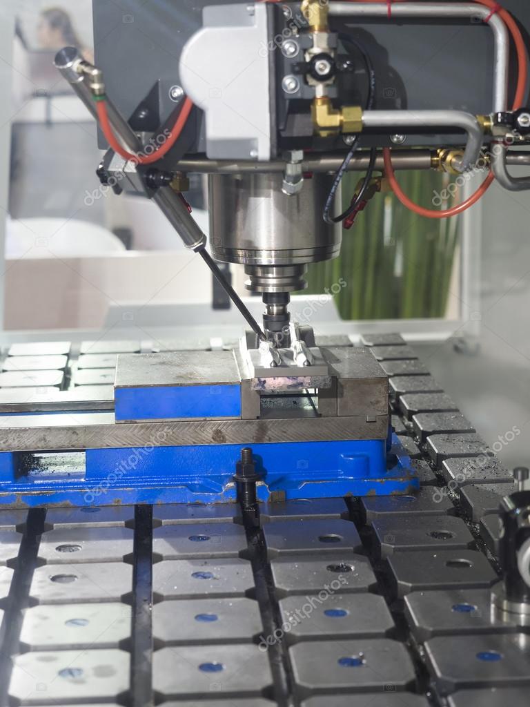 CNC machining center cutting mold — Stock Photo © sorapol1150 #95050776