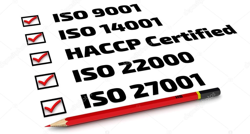List of ISO standards — Stock Photo © Waldemarus #90004246