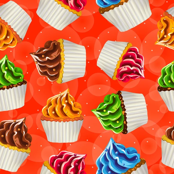 Cupcakes kitchen background Stock Vector Image by ©Lyusjen #52266947