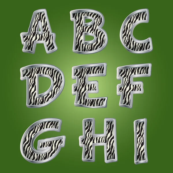 Abecedario piel de animales imágenes de stock de arte vectorial ...