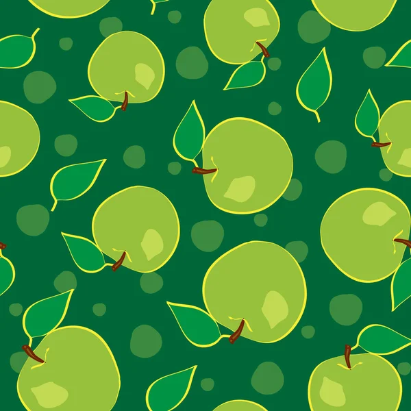 Apples Seamless Background — Stock Vector © Lyusjen 52266041