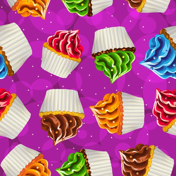 Cupcakes kitchen background Stock Vector Image by ©Lyusjen #52266947