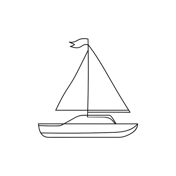 Felucca silhouette imágenes de stock de arte vectorial | Depositphotos