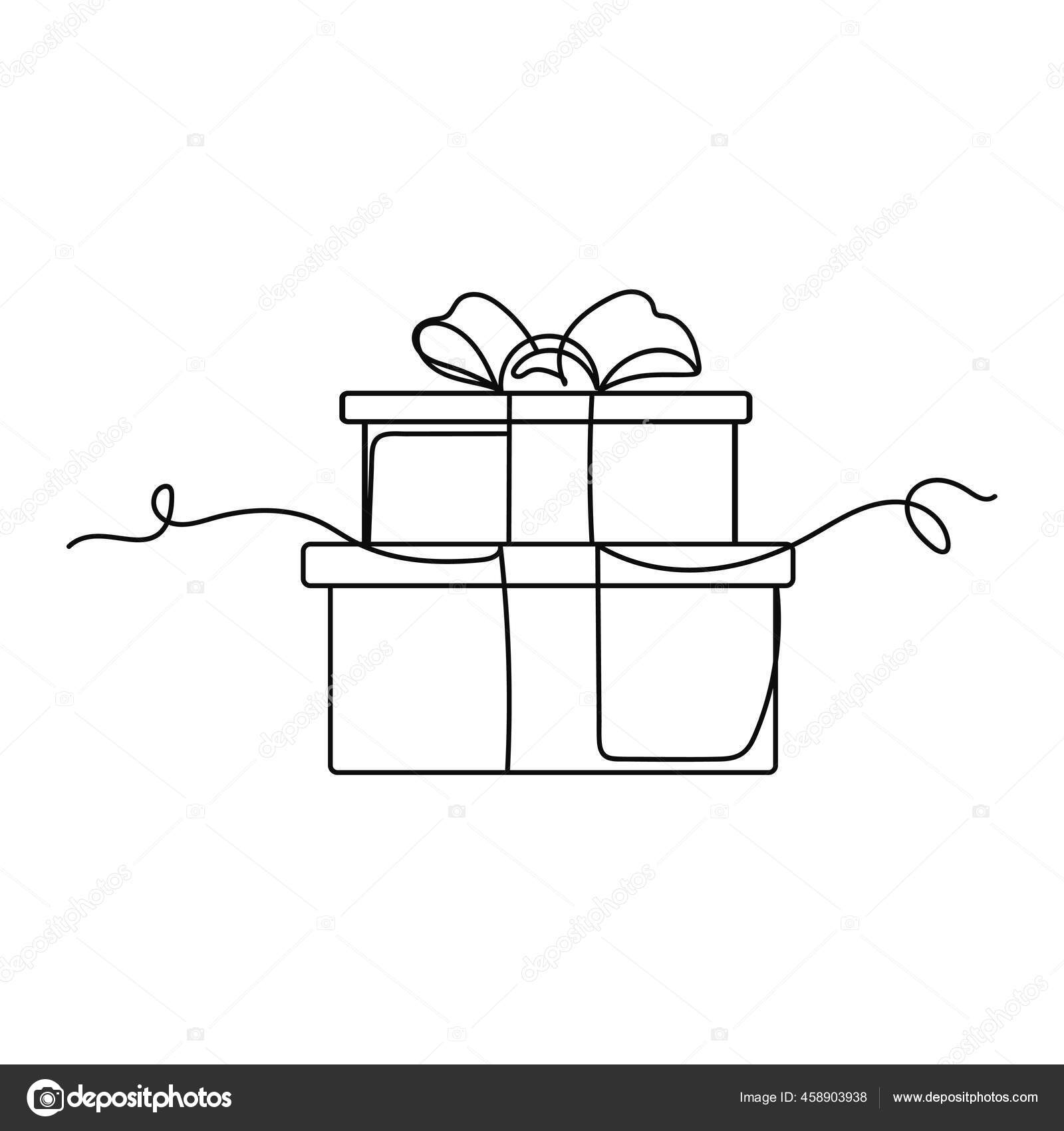 Continuous One Line Drawing Gift Surprise Minimal Style Perfect Cards ...