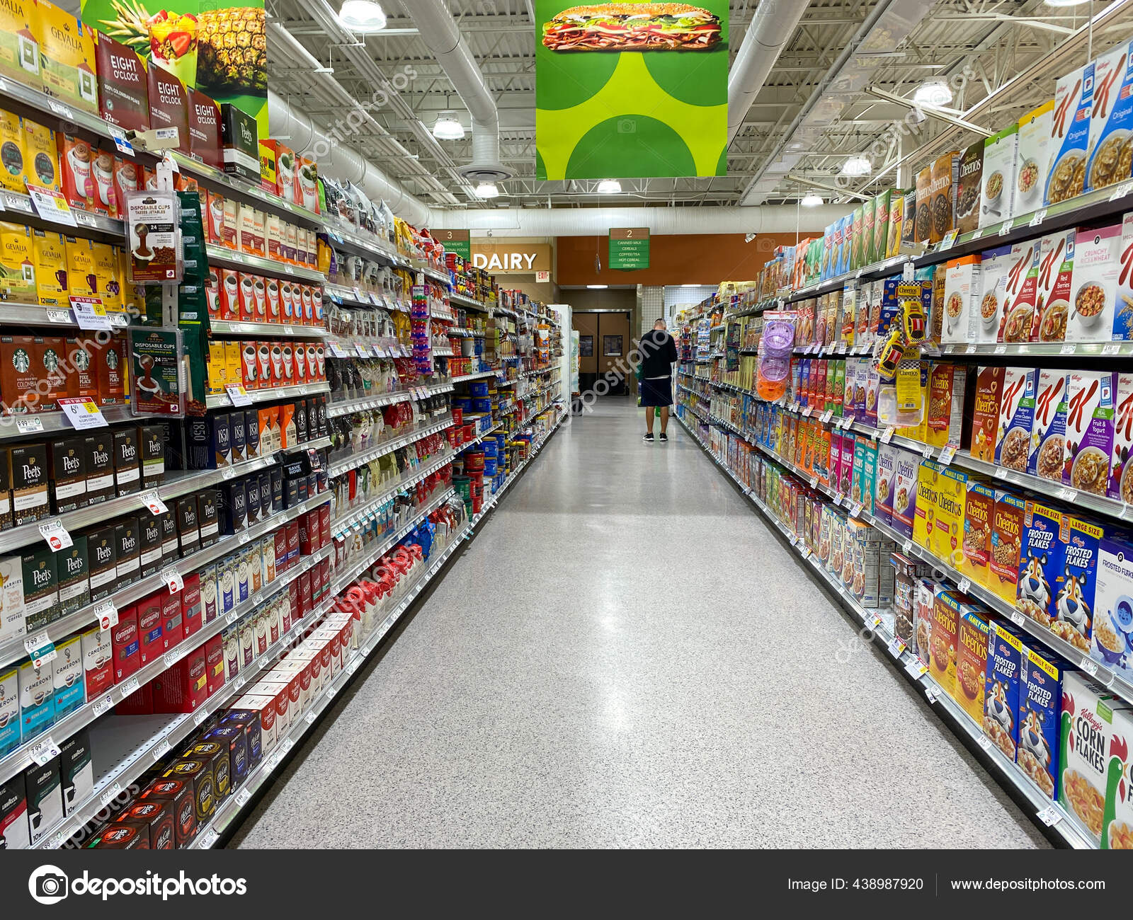 Supermarket Aisle Cereal