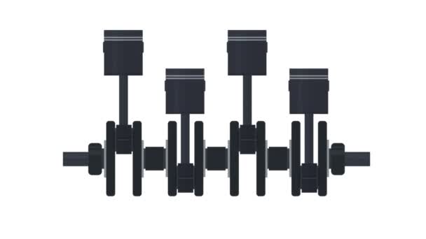 Car Engine Piston Animation