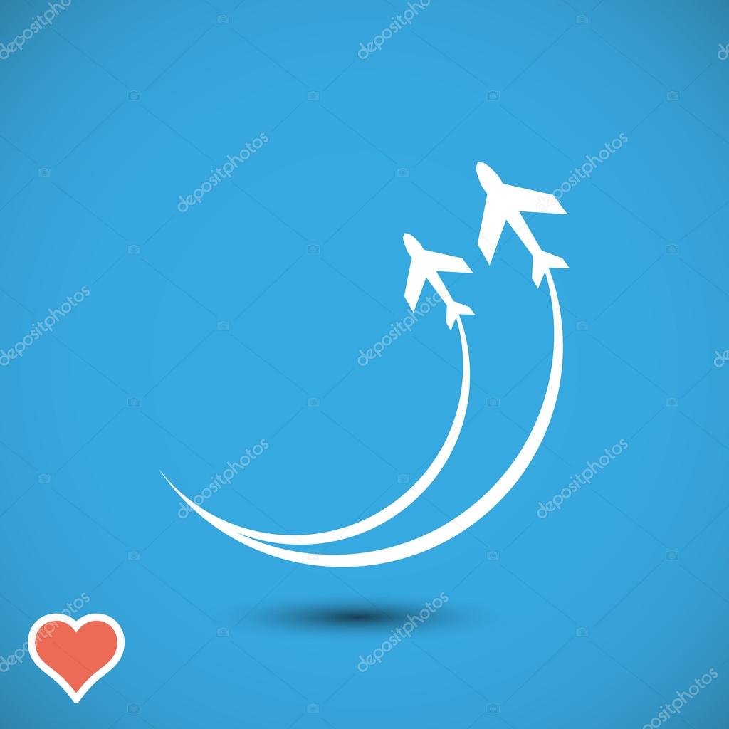 Airplane symbols icon Stock Vector by ©Best3d 100309096