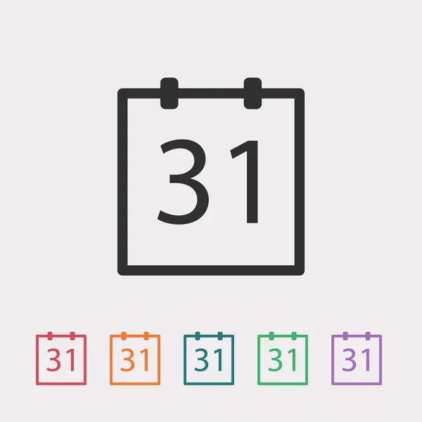 Calendar 31 number icon Stock Vector Image by ©Best3d #106336420