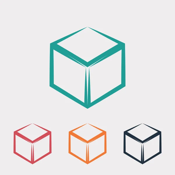 3d cube logo design icon — Stock Vector © Best3d #99407194