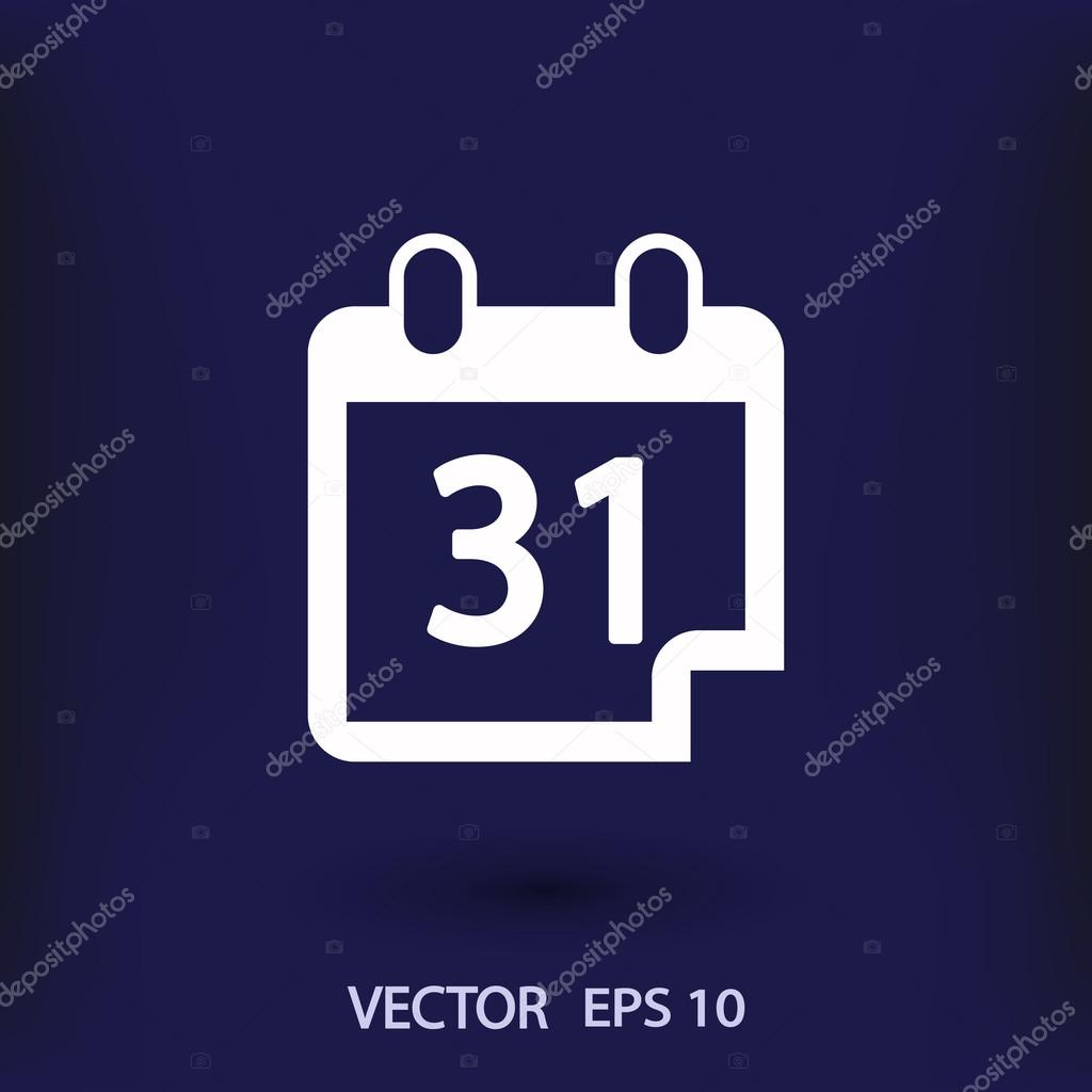 Calendar 31 number icon Stock Vector Image by ©Best3d #106336624
