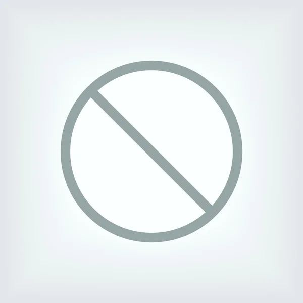 Not Allowed Sign icon — Stock Photo © Best3d #51291587