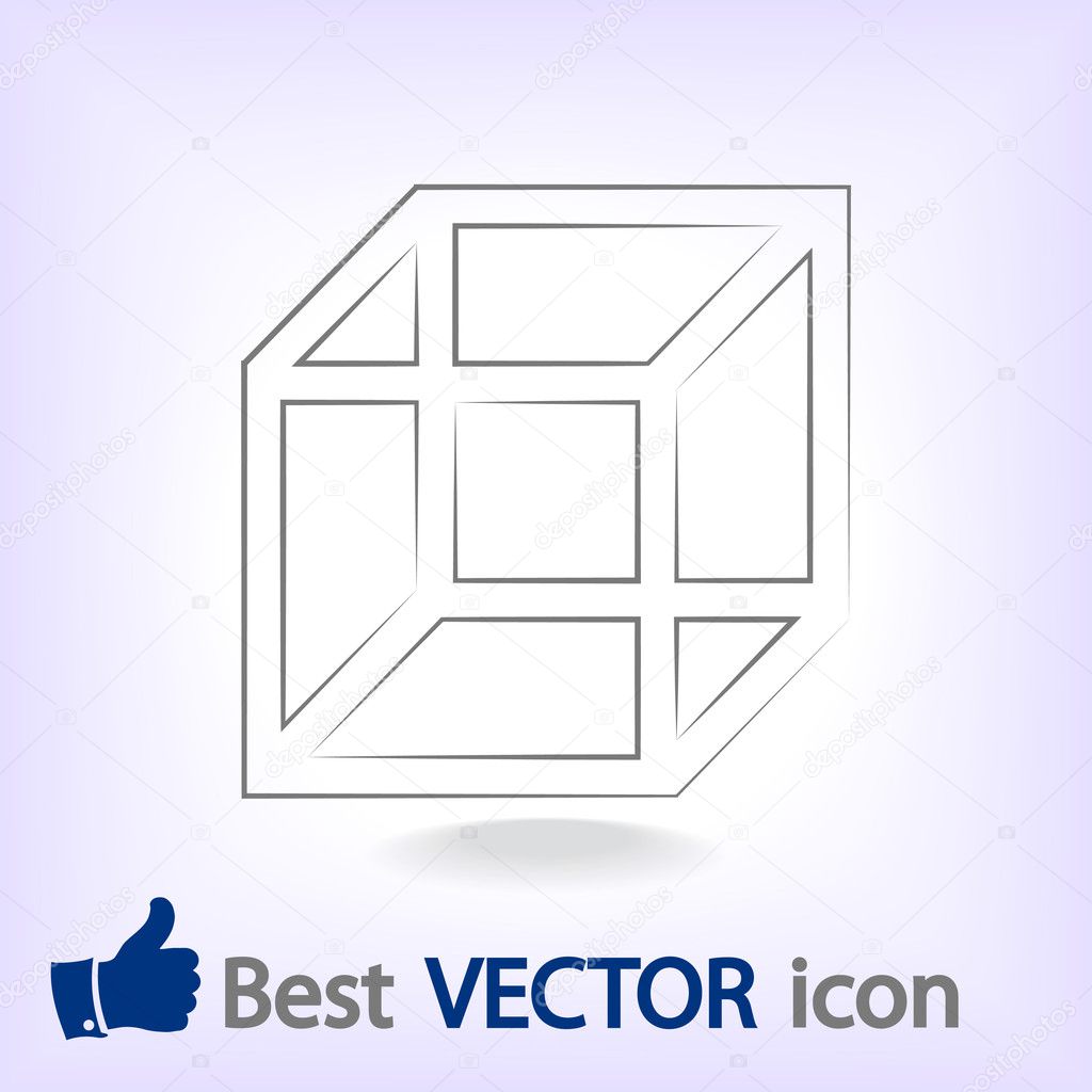 Cube icon Stock Vector by ©Best3d 53201015