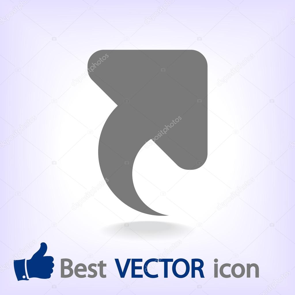 Icono flecha arriba Vector de stock #53202863 de ©Best3d