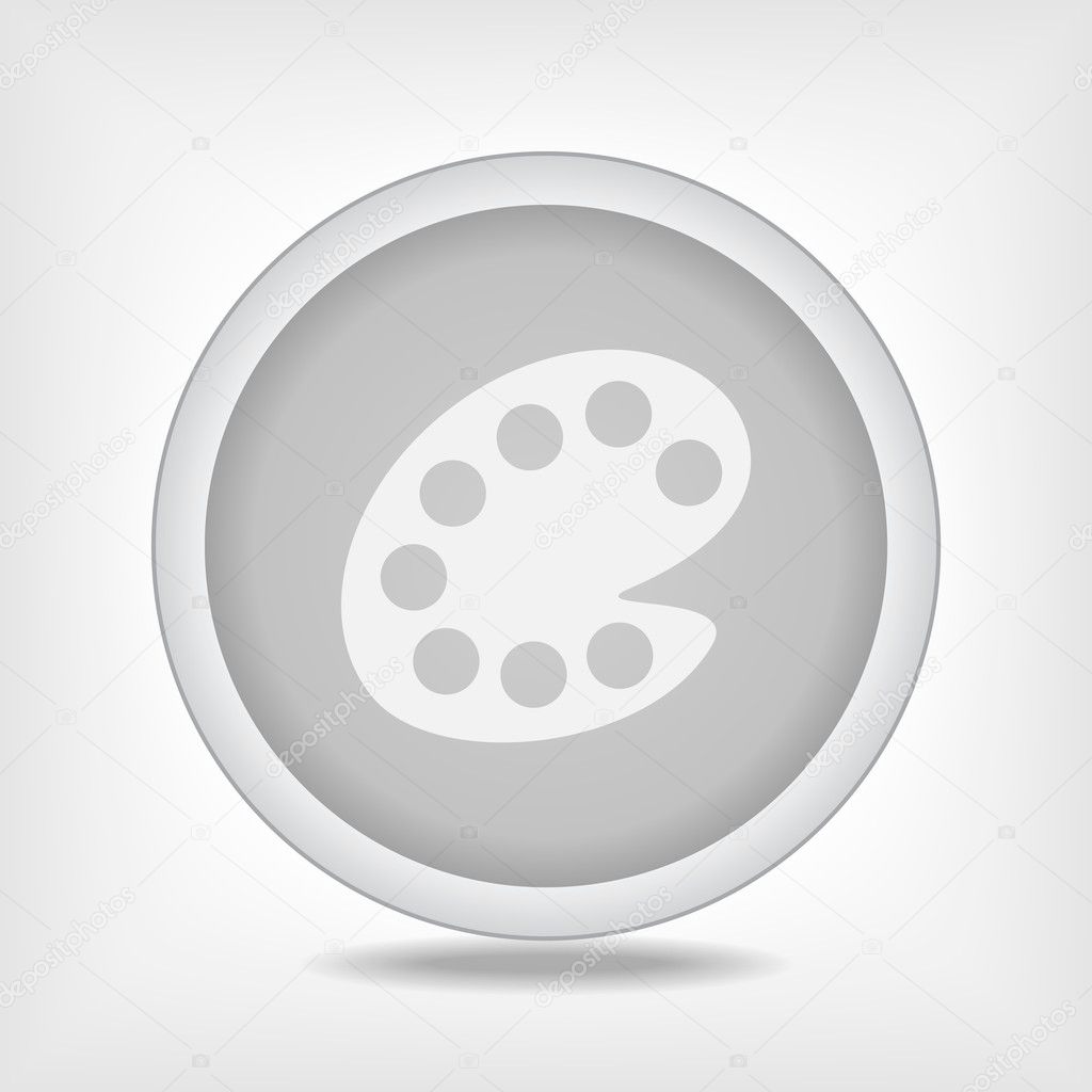 Icono de paleta de colores Vector de stock #53204675 de ©Best3d