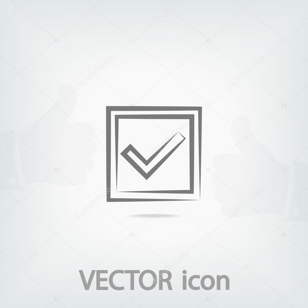 Confirm icons Stock Vector by ©Best3d 53205573
