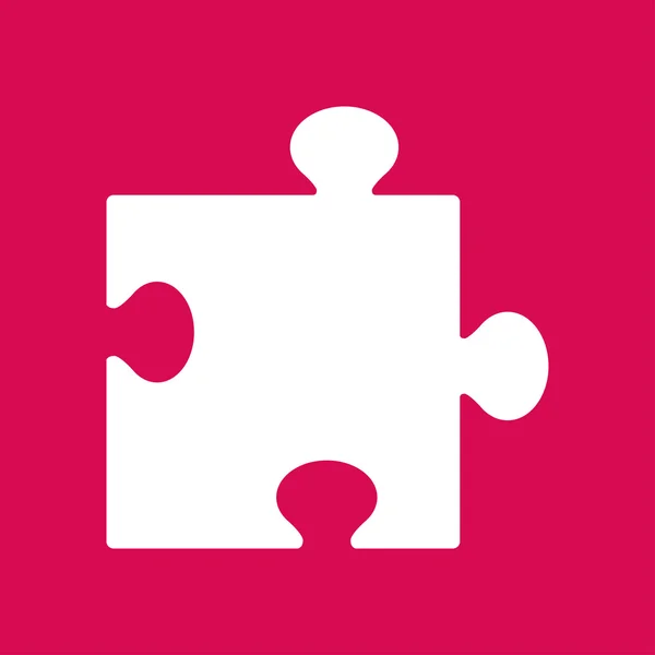 Puzzle piece icon — Stock Vector © Best3d #57203305