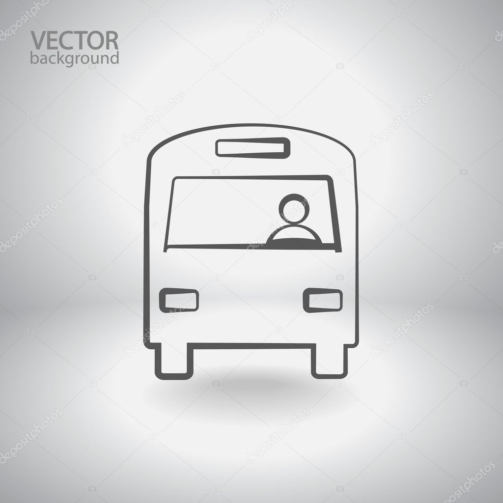 Ikon bus Vektor Stok oleh ©Best3d 54121831