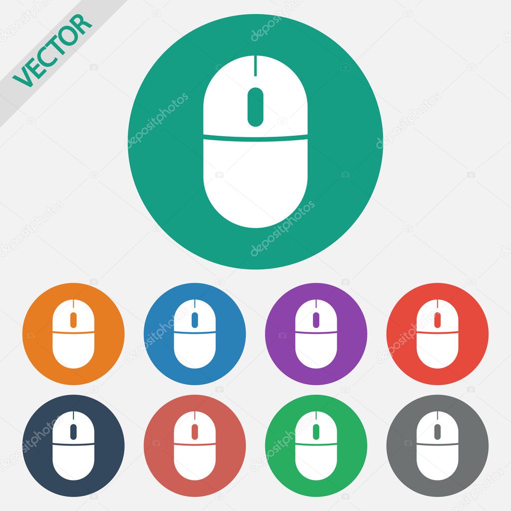 Computer mouse icon Stock Vector by ©Best3d 54125823