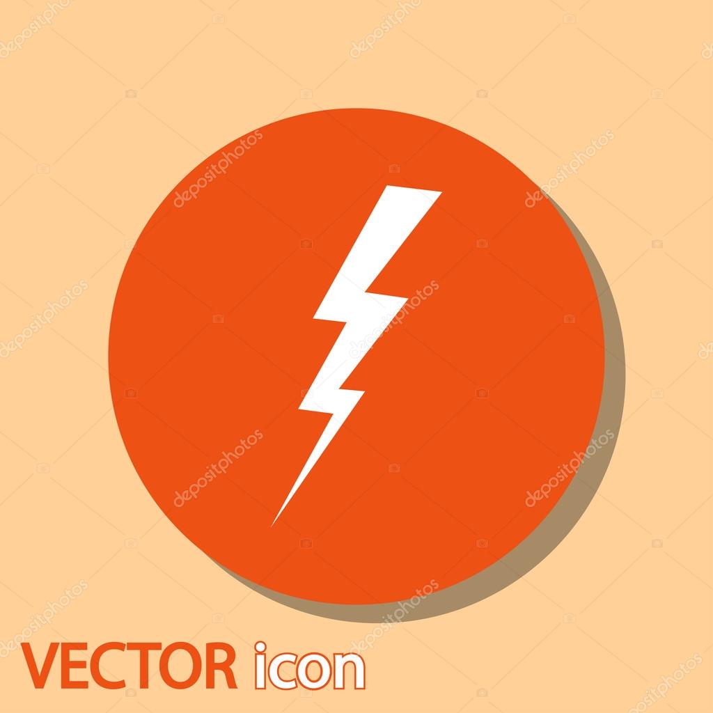 Lightning icon Stock Vector Image by ©Best3d #54128469