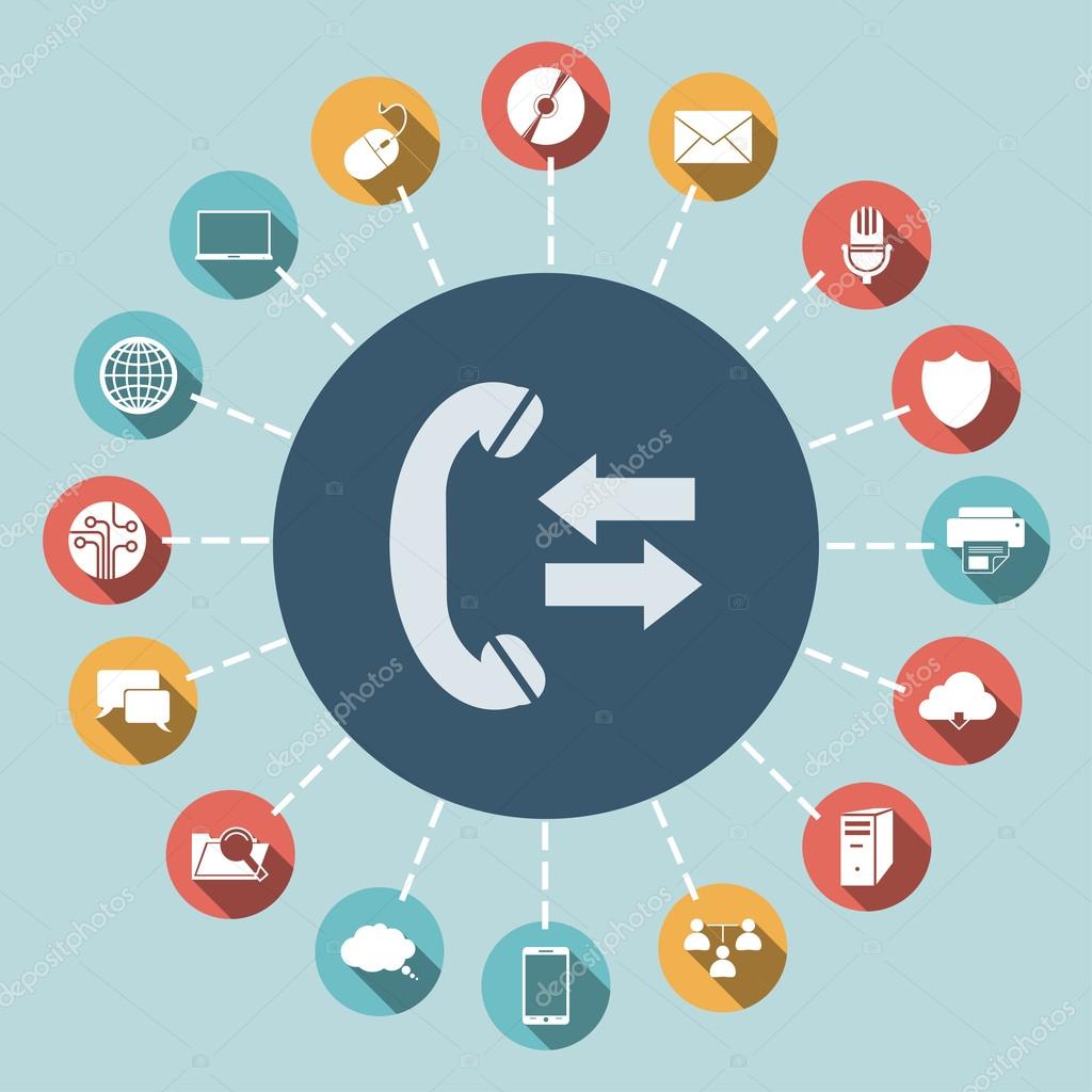 Incoming and outgoing calls sign icon — Stock Vector © Best3d #54135203 Incoming and outgoing calls sign icon — Stock Vector © Best3d #54135203
