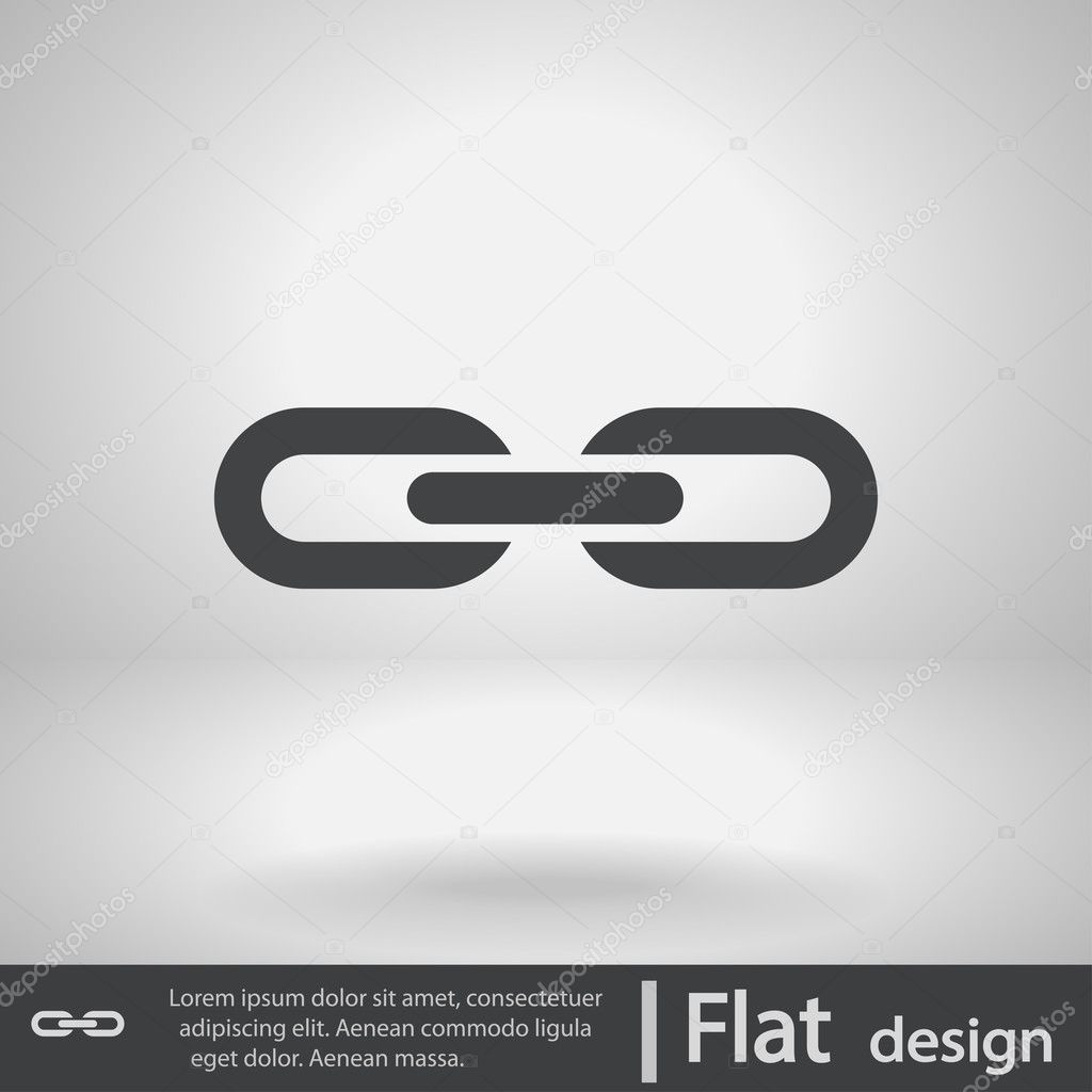 Chain link icon Stock Vector by ©Best3d 57180761