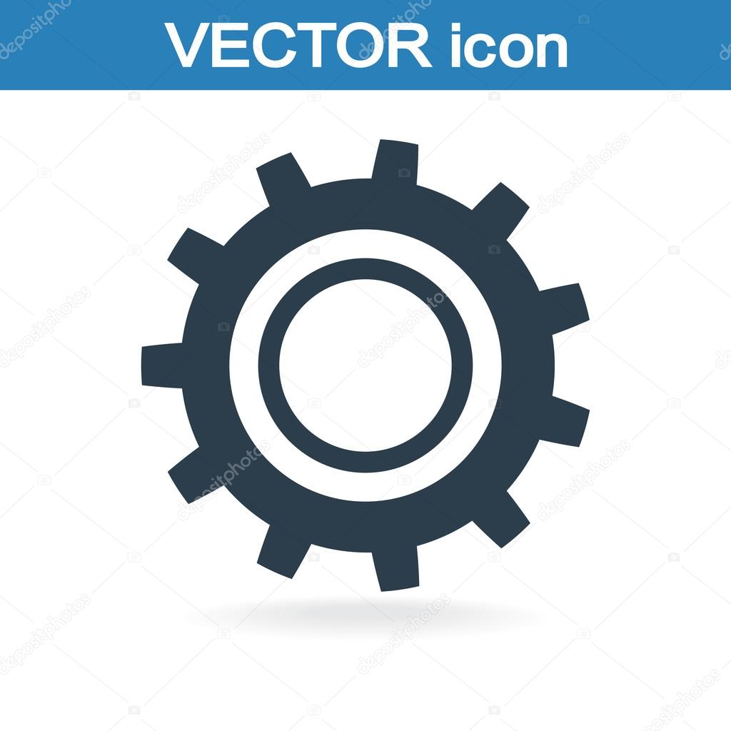 Ícone de engrenagem imagem vetorial de Best3d© 57183817