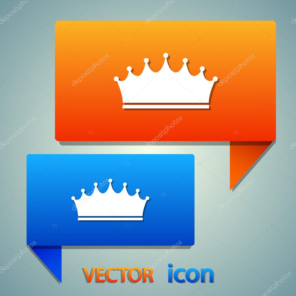 Crown icon design Stock Vector by ©Best3d 57186833