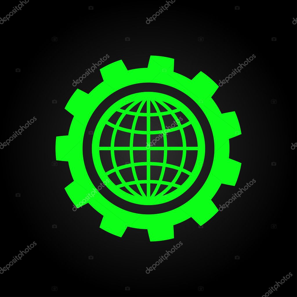 Setting parameters, globe Icon Stock Vector Image by ©Best3d #57193011