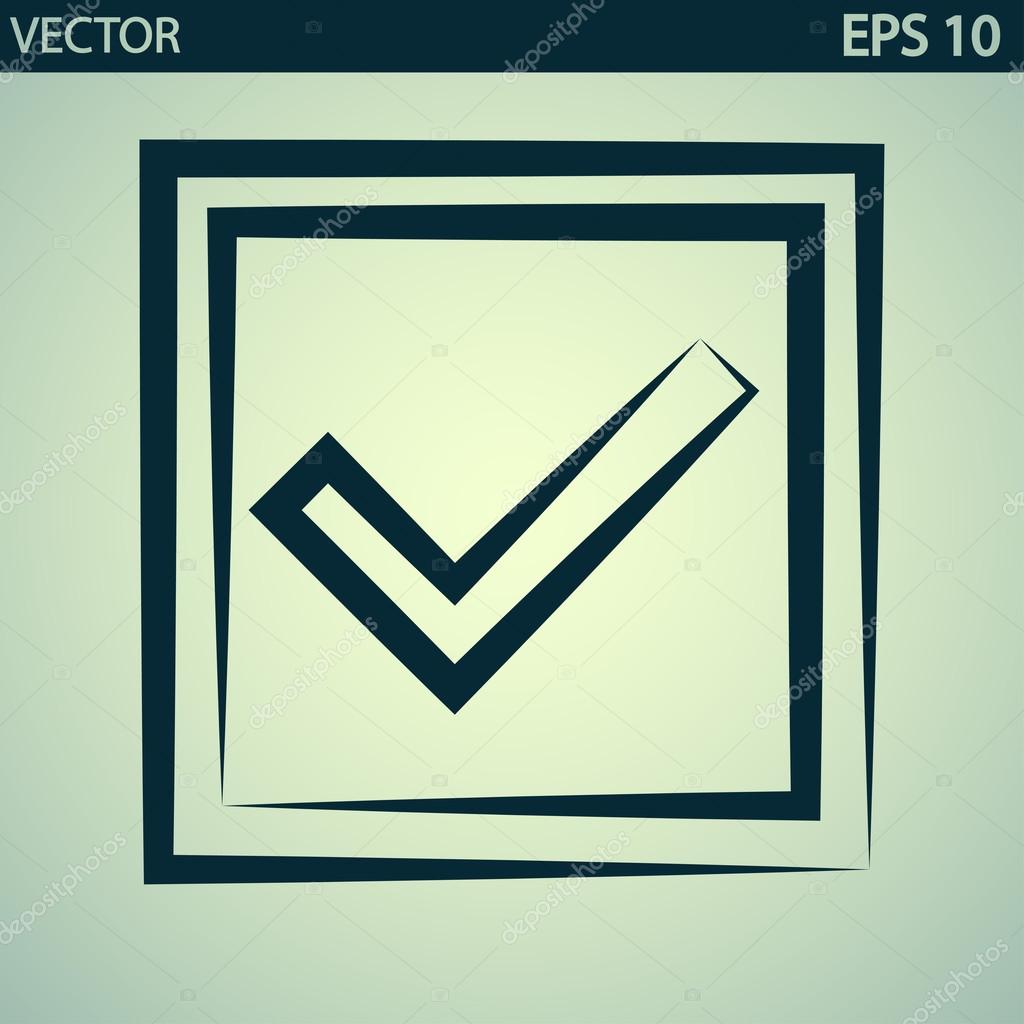 Confirm icon Stock Vector by ©Best3d 57193043